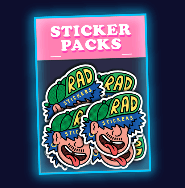 Sticker Packs Australia | Custom Made - Rad Stickers